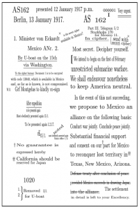 Cryptography During World War I - Probabilistic World